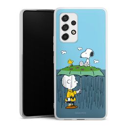 DeinDesign Galaxy A53 5G Handy Silikon H&uuml;lle Case transparent Handyh&uuml;lle Children Snoopy Peanuts Silikon Case