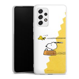 DeinDesign Galaxy A53 5G Handy Silikon H&uuml;lle Case transparent Handyh&uuml;lle Children Peanuts Snoopy Silikon Case