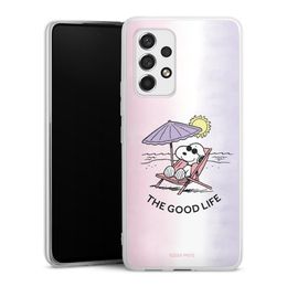 DeinDesign Galaxy A53 5G Handy Silikon H&uuml;lle Case transparent Handyh&uuml;lle Snoopy Official Licensed Product Peanuts Silikon Case