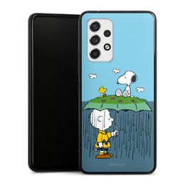 DeinDesign Galaxy A53 5G Handy Silikon H&uuml;lle Case schwarz Handyh&uuml;lle Children Snoopy Peanuts