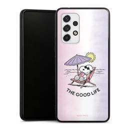 DeinDesign Galaxy A53 5G Handy Silikon H&uuml;lle Case schwarz Handyh&uuml;lle Snoopy Official Licensed Product Peanuts