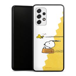 DeinDesign Galaxy A53 5G Handy Silikon H&uuml;lle Case schwarz Handyh&uuml;lle Children Peanuts Snoopy