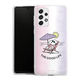 DeinDesign Galaxy A33 5G Handy Silikon H&uuml;lle Case transparent Handyh&uuml;lle Snoopy Official Licensed Product Peanuts Silikon Case
