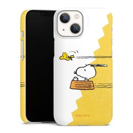 DeinDesign iPhone 13 Mini Handy Premium Case Smartphone Handyh&uuml;lle Schutzh&uuml;lle gl&auml;nzend Snoopy Peanuts Children Premium Case