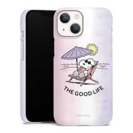 DeinDesign iPhone 13 Mini Handy Premium Case Smartphone Handyh&uuml;lle Schutzh&uuml;lle gl&auml;nzend Snoopy Official Licensed Product Peanuts Premium Case