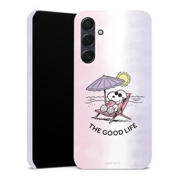 DeinDesign Galaxy A55 5G Handy Premium Case Smartphone Handyh&uuml;lle Schutzh&uuml;lle matt Snoopy Official Licensed Product Peanuts Premium Case
