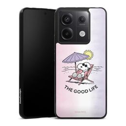 DeinDesign Xiaomi Redmi Note 13 Pro 5G Handy Silikon H&uuml;lle Case schwarz Handyh&uuml;lle Snoopy Official Licensed Product Peanuts