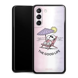 DeinDesign Galaxy S21 FE 5G Handy Silikon H&uuml;lle Case schwarz Handyh&uuml;lle Snoopy Official Licensed Product Peanuts
