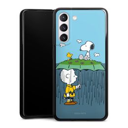DeinDesign Galaxy S21 FE 5G Handy Silikon H&uuml;lle Case schwarz Handyh&uuml;lle Peanuts Children Snoopy
