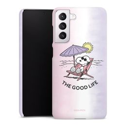 DeinDesign Galaxy S21 FE 5G Handy Premium Case Smartphone Handyh&uuml;lle Schutzh&uuml;lle matt Snoopy Official Licensed Product Peanuts Premium Case