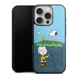 DeinDesign iPhone 16 Pro Handy Gallery Case Handyh&uuml;lle 9H Geh&auml;rtetes Glas R&uuml;ckseite H&uuml;lle Peanuts Children Snoopy Gallery Case