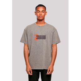 T-Shirt F4NT4STIC "Geishora Oversize Japan Streetstyle", Herren, Gr. L, asphalt, Obermaterial: 100% Baumwolle, oversize, Rundhals, ohne B&uuml;ndchen, Shirts T-Shirt, Japan Streetwear Styles