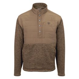 Ariat Sweater Caldwell Reinforced beige/khaki Herren L
