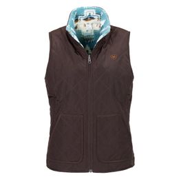 Ariat Weste Dilon 2.0 schwarz/rot/gelb Damen XXL