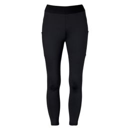 RIDE now Thermo-Reitleggings mit Grip-Halbbesatz schwarz Damen 80