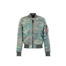 Alpha Industries Jacke 'MA-1 VF 59' Herren Größe XXXL grau / grün / smaragd