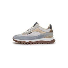Floris van Bommel Sneaker 'De Grommer 01' Herren Größe 38/38.5 hellbeige / hellblau / hellgrau / schwarz