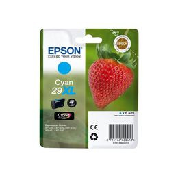 Original Epson Expression Home XP-355 (C13T29924010 / 29XL) Druckerpatrone Cyan