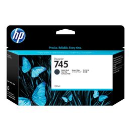 Original HP Tintenpatrone F9J99A / 745 Matt Schwarz