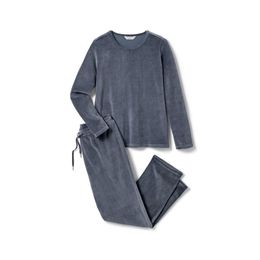 Tchibo - Nicki-Pyjama - Damen - Gr. XL - blau