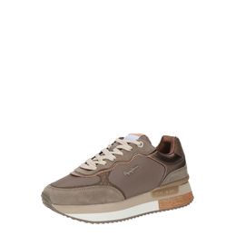 Pepe Jeans Sneaker 'Rusper W' Damen Größe 38 beige / schoko / bronze