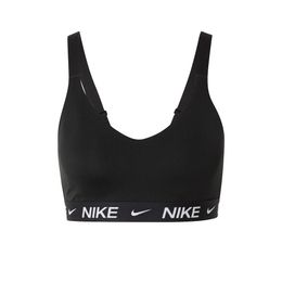 Nike Sport-BH 'INDY' Damen Größe M schwarz / weiß