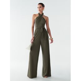 BWLDR Jumpsuit 'AMBER' Damen Gr&ouml;&szlig;e M oliv