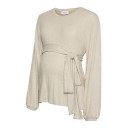 MAMALICIOUS Umstand Shirt 'MLALICE VITA' Damen Gr&ouml;&szlig;e S beige