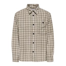 Only & Sons Only & Sons Hemd 'ONSWaleed' Herren Gr&ouml;&szlig;e XXL creme / dunkelgr&uuml;n