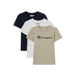 Champion Authentic Athletic Apparel T-Shirt Jungen Gr&ouml;&szlig;e 80 marine / khaki / schwarz / wei&szlig;