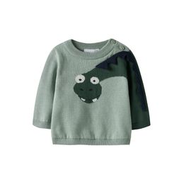 name it Pullover 'NBMNUTTI' Gr&ouml;&szlig;e 62 marine / tanne / pastellgr&uuml;n