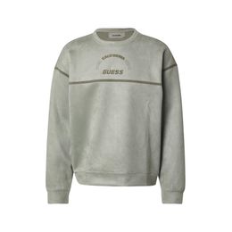 Guess Sweatshirt 'SHIRO' Herren Gr&ouml;&szlig;e M oliv / pastellgr&uuml;n
