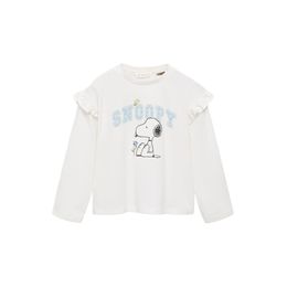 Mango Kids Shirt 'SYFLOR' M&auml;dchen Gr&ouml;&szlig;e 104/110 hellblau / gelb / schwarz / offwhite