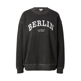 lala Berlin Sweatshirt 'Berlin' Damen Gr&ouml;&szlig;e S schwarz / wei&szlig;