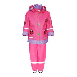 Playshoes Funktionsanzug 'Gl&uuml;cksk&auml;fer' Jungen Gr&ouml;&szlig;e 116 lavendel / pink / rot / schwarz