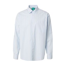 ANNARR Button Up Shirt 'ANRASLUND' male size L Light blue / White