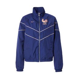 Nike Sportjacke 'FFF' Damen Gr&ouml;&szlig;e XS blau / altrosa