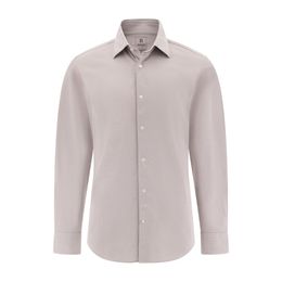 Boggi Milano Hemd Herren Gr&ouml;&szlig;e XXXL taupe / offwhite