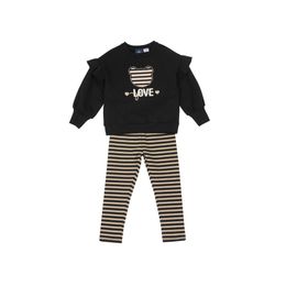 Chicco Outfit M&auml;dchen Gr&ouml;&szlig;e 92 beige / schwarz / wei&szlig;