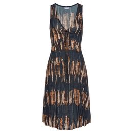 Buffalo Kleid Damen Gr&ouml;&szlig;e 36 creme / blau / marine / braun