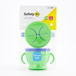 Safety 1st 2er-Pack blau-grüne Snack Trappers