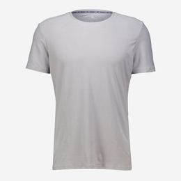 Graues Sport-T-Shirt mit Logo