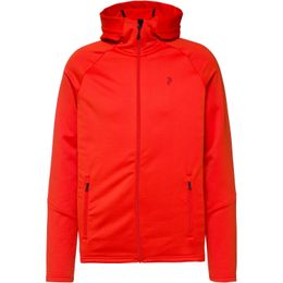 Peak Performance Rider Fleecejacke Herren - rot - Gr. M - Polyester/Elastan