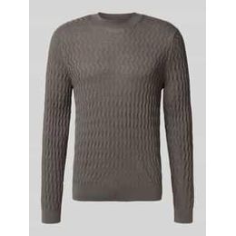 Armani Exchange Wollpullover mit Strukturmuster
