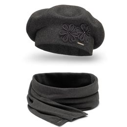 Vivisence Beanie '7007 Set' female Grey size Onesize