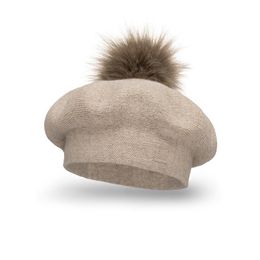 Vivisence Beanie '7035' female Beige size Onesize