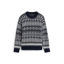 Tommy Hilfiger Pullover Jungen Gr&ouml;&szlig;e 92 nachtblau / wei&szlig;