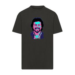 F4NT4STIC Shirt 'TV Times Jeremy Beadle 1982 Pop Art' male Black size M