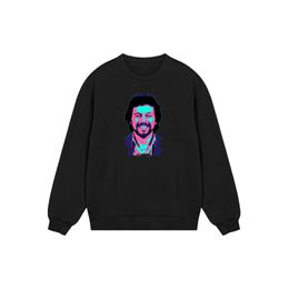 F4NT4STIC Sweatshirt 'TV Times Jeremy Beadle 1982 Pop Art' male Black size XL