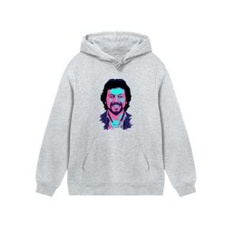 F4NT4STIC Sweatshirt 'TV Times Jeremy Beadle 1982 Pop Art' male Grey size L